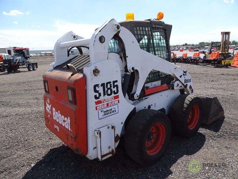 2005 BOBCAT S185 Skid Steer Loader, Enclosed Cab w/ A/C, High Flow ...