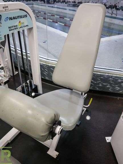 Nautilus Nitro Seated Leg Curl Cable Machine - Roller Auctions