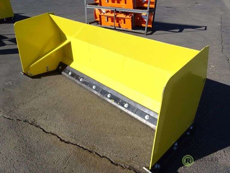 KT Unused 8 Ft. Heavy Duty Snow Pusher To Fit Skid Steer Loader w ...