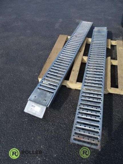 (2) 72in Metal Ramps - Roller Auctions