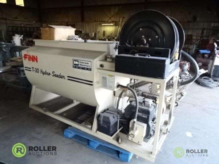 2010 Finn Mod. T-30 Hydro Seeder, Skid Mounted, Kohler 15 HP, Hose Reel ...