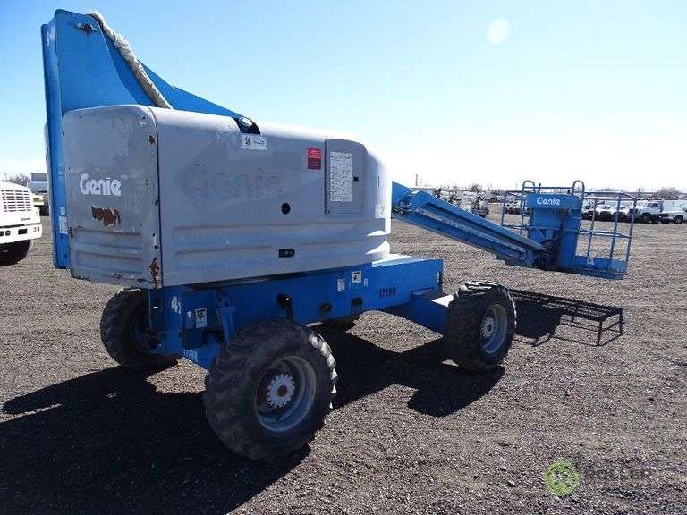1998 GENIE S40 4x4 Boom Lift, Dual Fuel, 40 Ft. Reach, 6 Ft. Basket ...