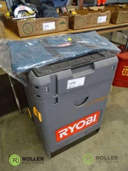 Ryobi SPC18 Plastic Tool Cart and Ryobi Canvas Tool Bag - Roller Auctions