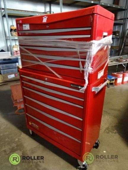 Mastercraft 36in 6-Drawer Rolling Tool Box With 6-Drawer Top Box ...