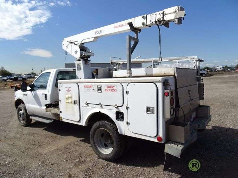 2000 FORD F450 Super Duty Bucket Truck, Triton V10, 6.8L, Automatic ...