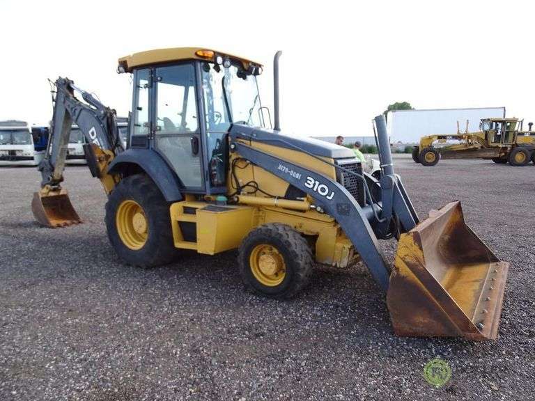 2008 JOHN DEERE 310J 4WD Loader/ Backhoe, Auxiliary Hydraulics, EROPS ...