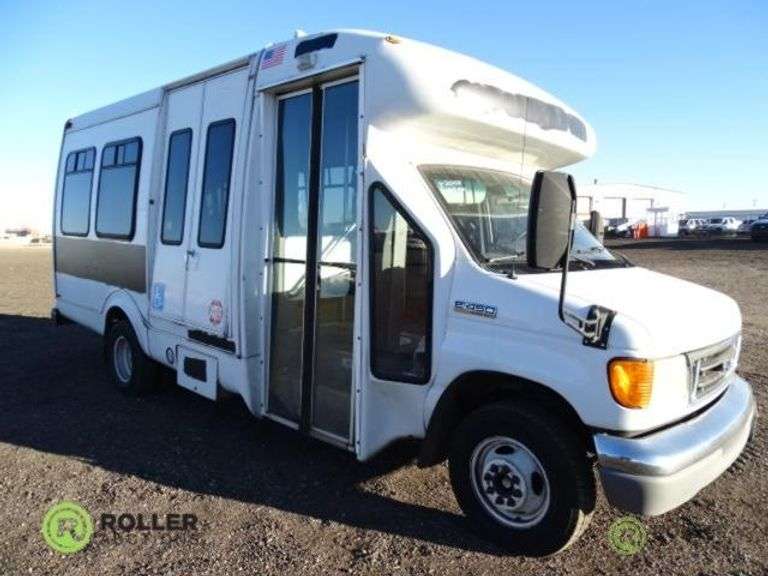 2007 FORD E450 SUPER DUTY 12-PASSENGER STAR TRANS SHUTTLE BUS, 6.8L V10 ...