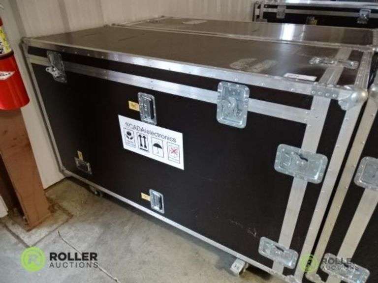 Scada / Electronics Custom Padded Shipping Container on Casters ...