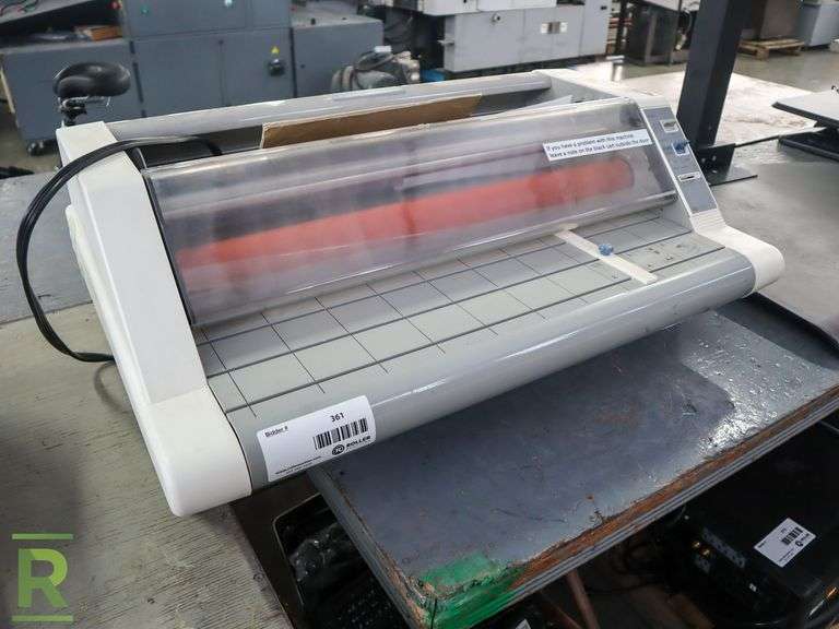 GBC 4250 Laminator - Roller Auctions