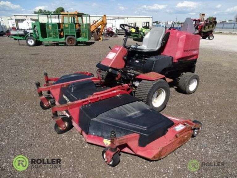 Toro Groundsmaster 455D Mower, 4-Cylinder Diesel Engine, 10ft Deck, S/N ...