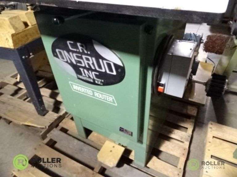 Onsrud Inverted Pin Router, 3.25 H w/ New Bearings, Extra 1/4in, 5/16in ...