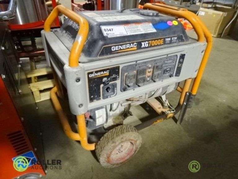 Generac XG7000E 7000W Gas Generator - Roller Auctions