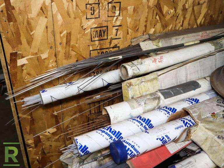 Stack of Tig Welding Wire - Roller Auctions