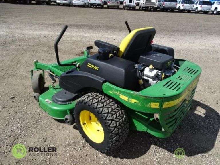 John Deere 757 Ztrak Ride-On Mower, 25HP V-Twin Gas Engine, 55in Deck ...