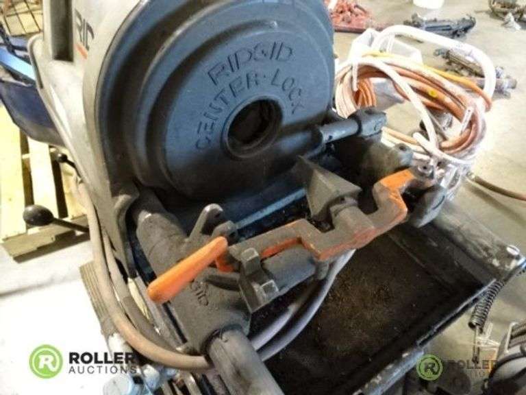 Ridgid 1822-I Powered Pipe Threader With Foot Pedal - Roller Auctions