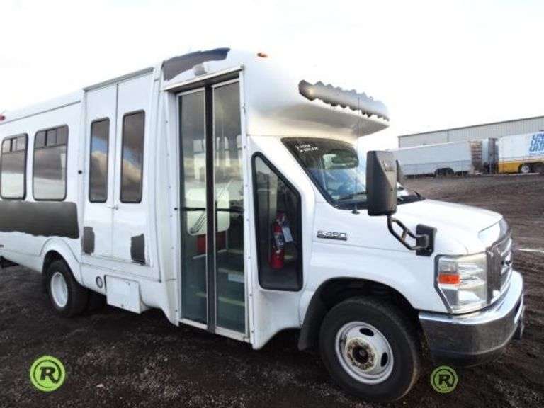 2008 FORD E450 SUPER DUTY 12-PASSENGER STAR TRANS SHUTTLE BUS, 6.8L V10 ...