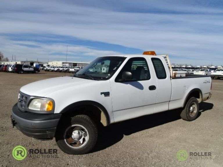 2002 FORD F150 4X4 SUPER CAB PICKUP, Triton 4.6L V8, Automatic Mileage ...