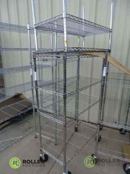 Metro Rack on Casters, 36in x 18in x 51in and Metro Rack, 36in x 18in x ...