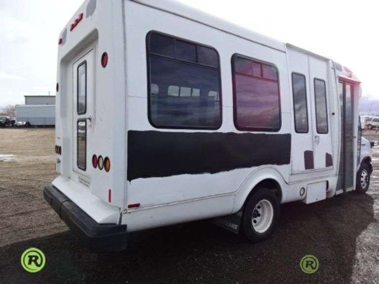 2007 FORD E450 SUPER DUTY 12-PASSENGER STAR TRANS SHUTTLE BUS, 6.8L V10 ...