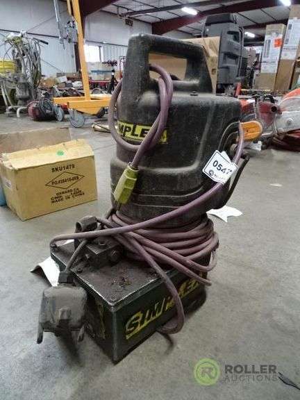 Simplex Electric Hydraulic Pump - Roller Auctions
