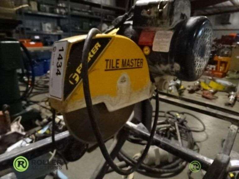 Felker Electric Tile Master Saw - Roller Auctions