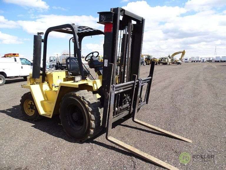 2001 EAGLE PICHER RC-60 6000 lb. Forklift, Perkins 4-Cylinder Diesel, 2 ...
