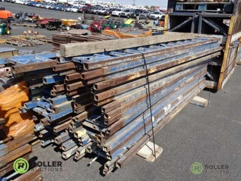300 Linear Feet of Mason King Scaffold, 32' Tall - Roller Auctions