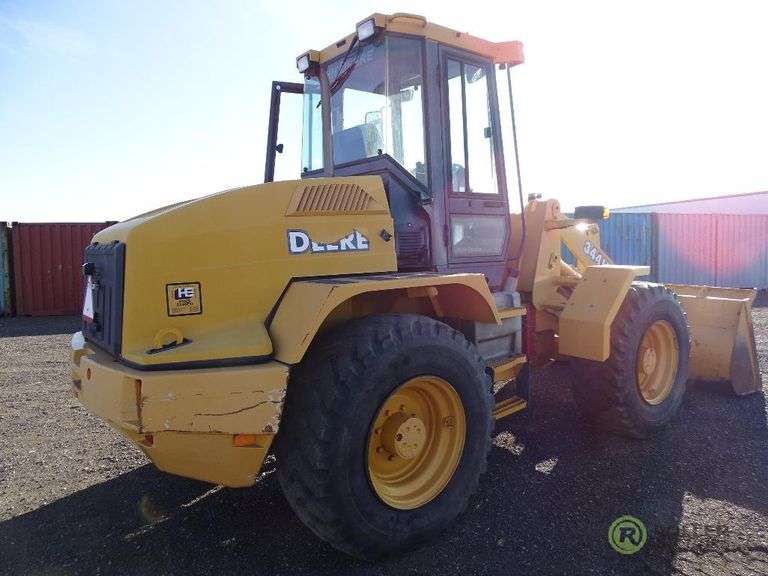 2004 John Deere 344H Wheel Loader, Quick Coupler, 17.5R25 Tires, County ...