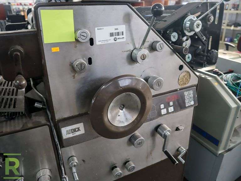 AB Dick 9840 Offset Printing Press Machine Roller Auctions ab-dick-9840-offset-printing-press-machine-roller-auctions