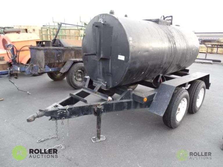 Trailer Mounted Horizontal Tar Tank With Pump - Not a Titled Unit ...