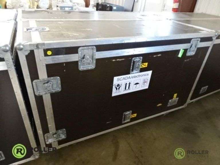 Scada / Electronics Custom Padded Shipping Container on Casters ...