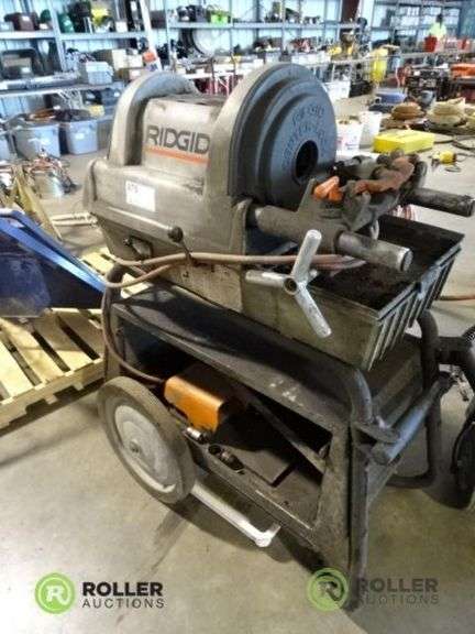 Ridgid 1822-I Powered Pipe Threader With Foot Pedal - Roller Auctions