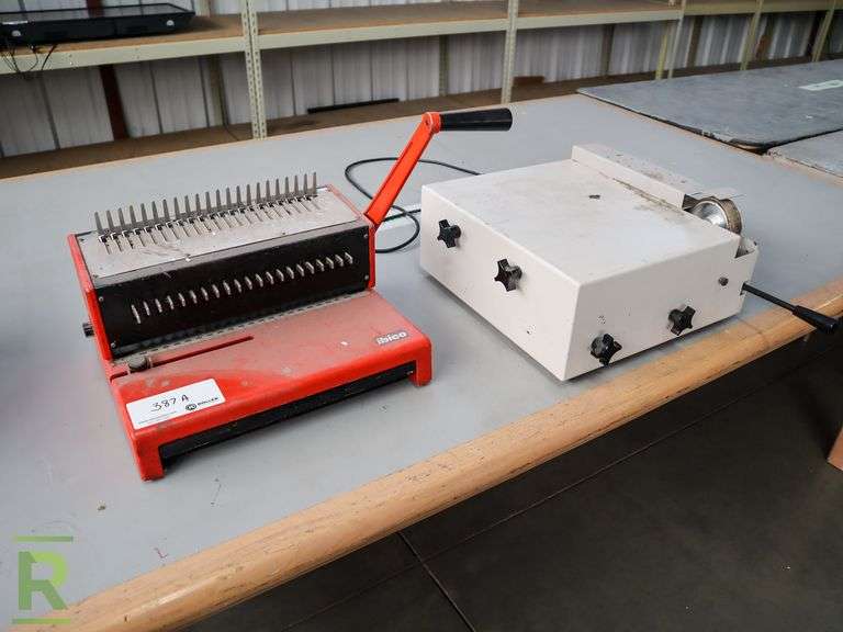 Ibico A4-PB Binder and Unicoil ECO-130 Coil Inserter - Roller Auctions
