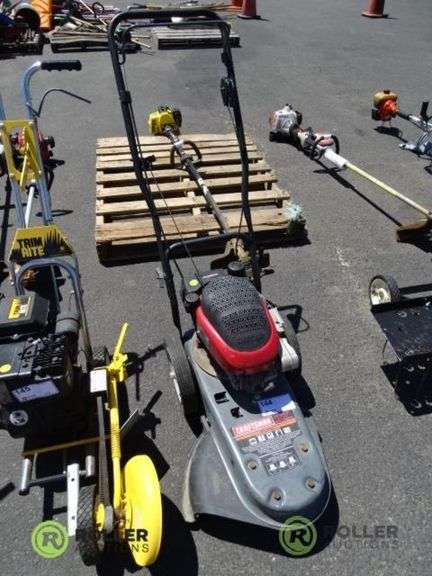 Craftsman Gas 4hp 18in Lite Duty Walk Behind Weed Trimmer - Roller Auctions