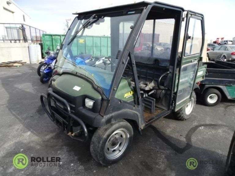 Kawasaki Mule 3000 UTV, Showing 1102 Hours, Gas With Extra Wheels ...
