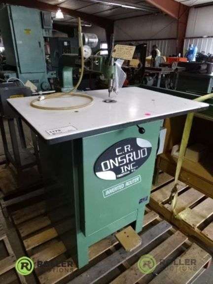 Onsrud Inverted Pin Router, 3.25 H w/ New Bearings, Extra 1/4in, 5/16in ...