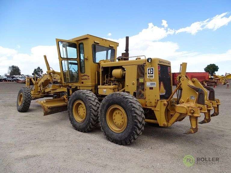 1982 CATERPILLAR 140G Motor Grader, Multi-Shank Ripper, 14' Moldboard ...