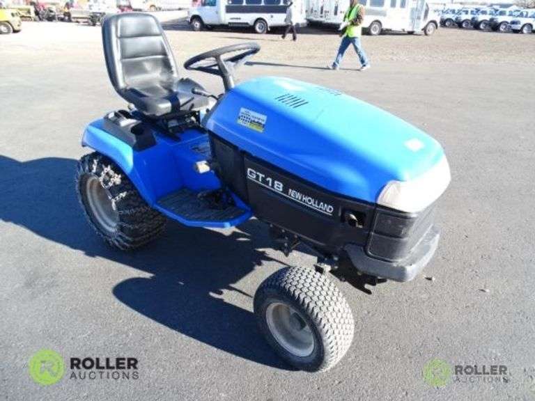 NEW HOLLAND GT18 Tractor, Kohler Gas Engine, Hour Meter Reads: 713, S/N ...