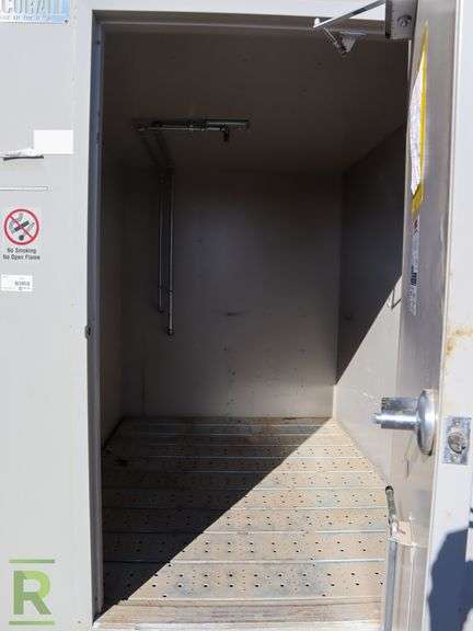 7' x 9' x 8' Securall Hazmat Storage Container With Ramp and Forklift ...