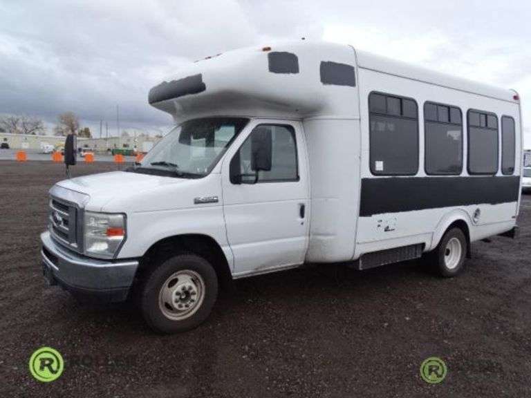 2008 FORD E450 SUPER DUTY 12-PASSENGER STAR TRANS SHUTTLE BUS, 6.8L V10 ...