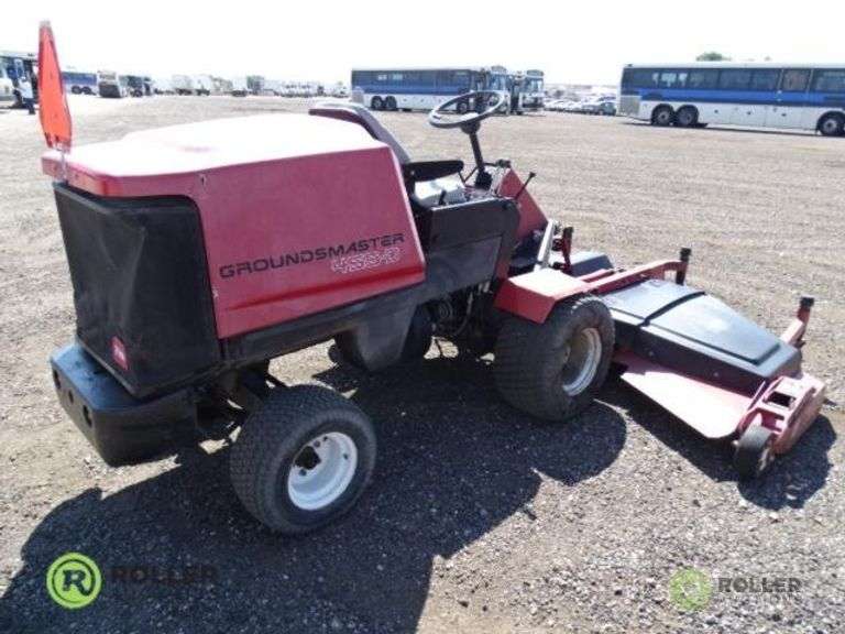 Toro Groundsmaster 455D Mower, 4-Cylinder Diesel Engine, 10ft Deck, S/N ...