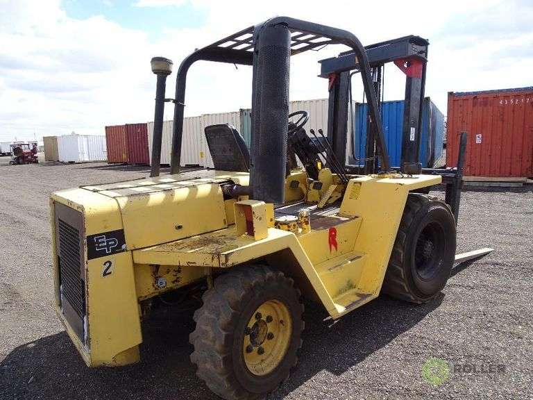 2001 EAGLE PICHER RC-60 6000 lb. Forklift, Perkins 4-Cylinder Diesel, 2 ...