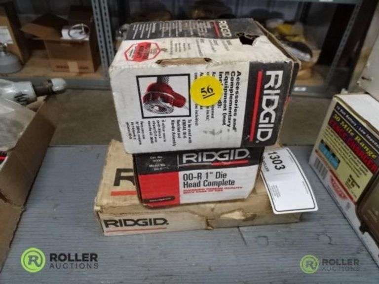 (2) Ridgid OO-R 1in Die Heads and Ridgid 345 Flaring Tool - Roller Auctions