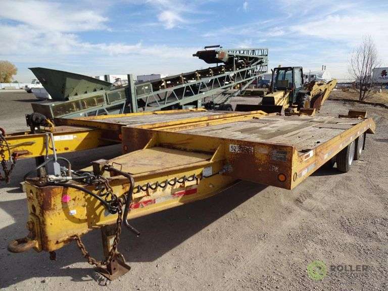 1983 EAGER BEAVER T/A Equipment Trailer, Duals, Air Brakes, 8 Ft. By 19 ...