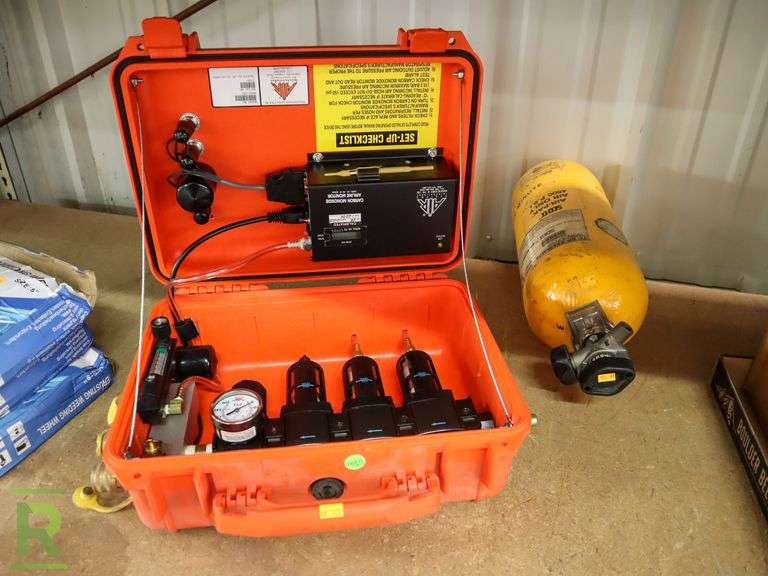 Scott Air-Pak Air Bottle and Air Systems Int. Carbon Monoxide Airline ...