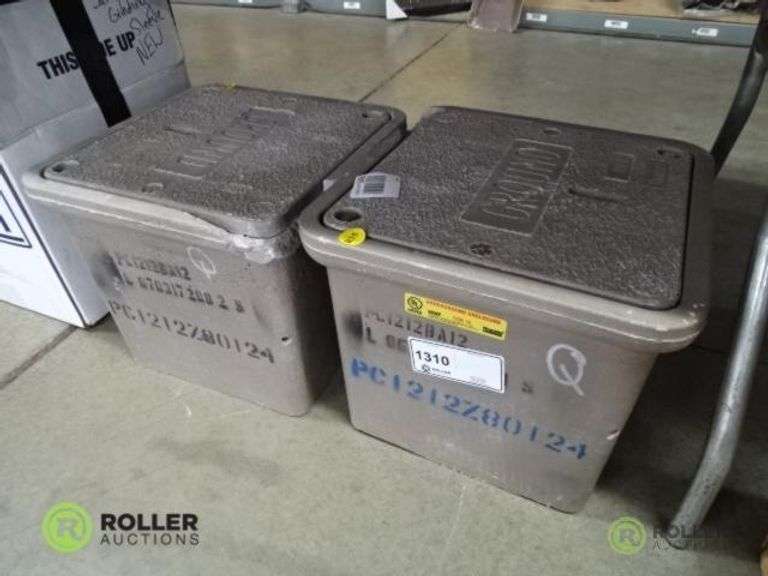 (2) Underground Enclosure Boxes - Roller Auctions
