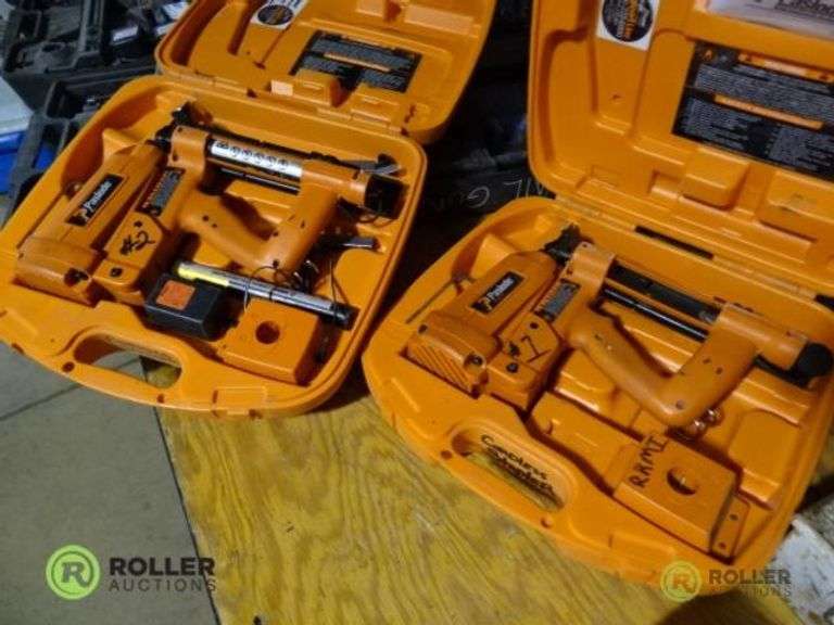 (2) Paslode Impulse IM200 Butane Cordless Stapler - Roller Auctions