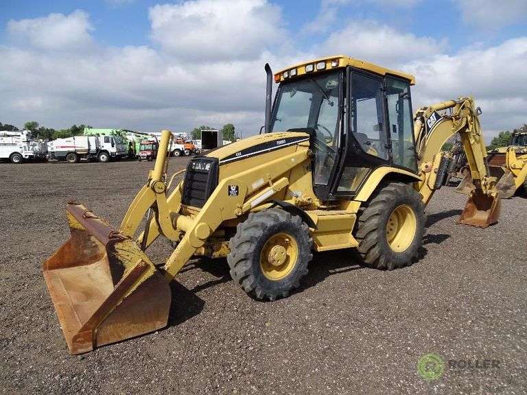 1998 CATERPILLAR 416C 4WD Loader/ Backhoe, Extendahoe, Turbo, EROPS, 24 ...