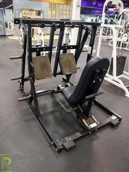 Hammer Strength Leg Press Plate Loaded Machine - Roller Auctions
