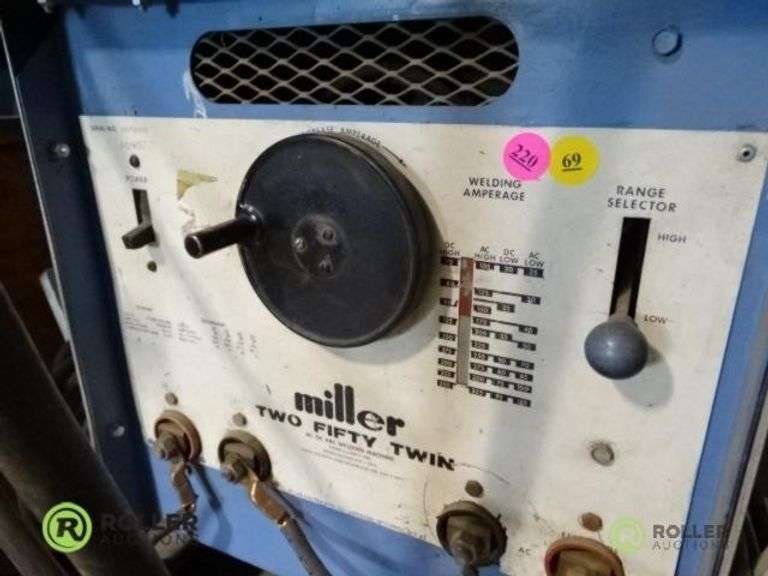 Miller Two Fifty Twin, 250 Amp Welding Power Source - Roller Auctions